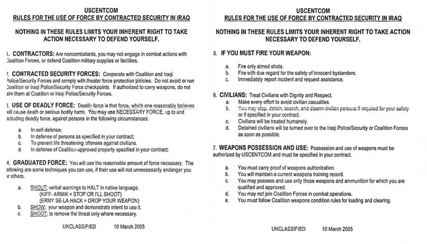 ROE and why civilians scare me | The Dogtag Chronicles